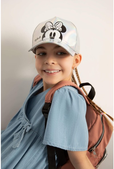 DeFacto Kız Çocuk Disney Mickey & Minnie Lisanslı Cap Şapka X0743A622SM