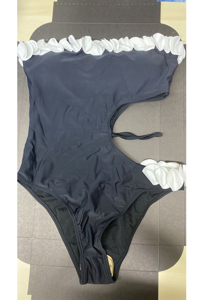 BMD Strapless Flower Mayo - Siyah BMD Strapless Flower Mayo - Siyah