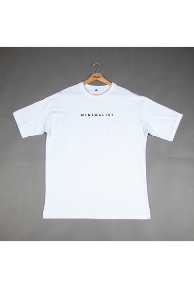 BY Neco Minimalist Baskılı Unisex Oversize Tshirt