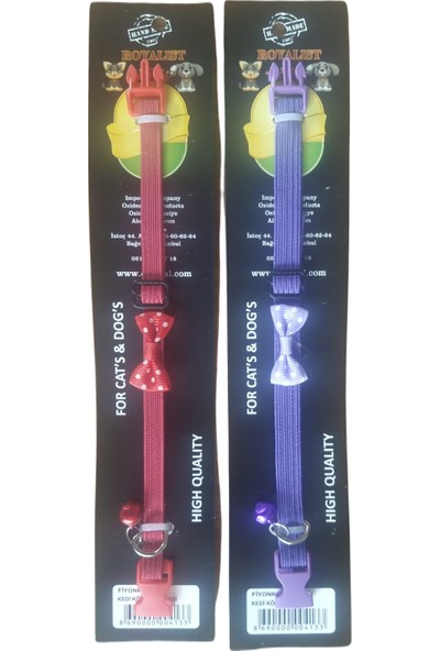 Royalist Fiyonklu Kedi & Köpek Tasması - Fiyonk Royalist Fiyonklu Kedi & Köpek Tasması - Fiyonk