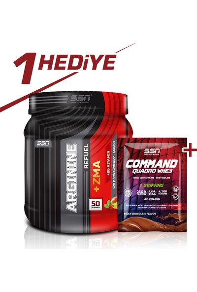 Ssn Arginine Refuel + Zma 350 gr Dağ Çileği Mango Ssn Arginine Refuel + Zma 350 gr Dağ Çileği Mango
