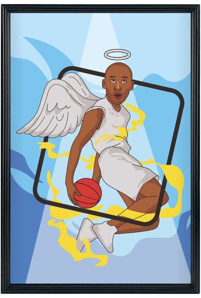 Odun Concept Rip Kobe Duvar Tablo - Ahşap Çerçeveli Uv Baskı - 40 x 60 cm Odun Concept Rip Kobe Duvar Tablo - Ahşap Çerçeveli Uv Baskı - 40 x 60 cm
