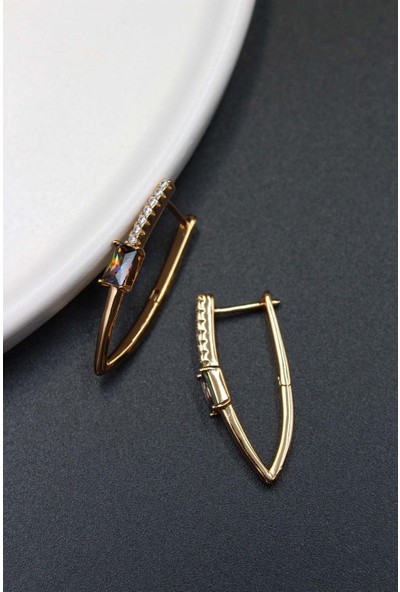 Ollaluna Boutique Taş Detay Küpe