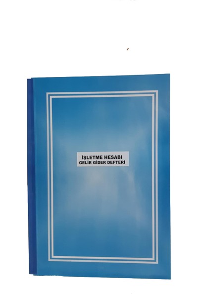 Kültür Matbaası Işletme Hesabı Gelir Gider Defteri Kültür Matbaası Işletme Hesabı Gelir Gider Defteri
