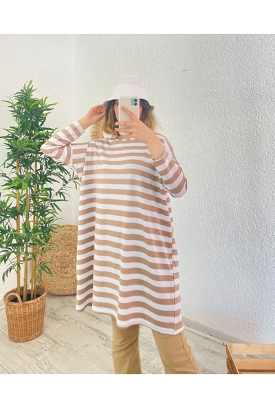 Pilise Bayan Çizgili Tunik