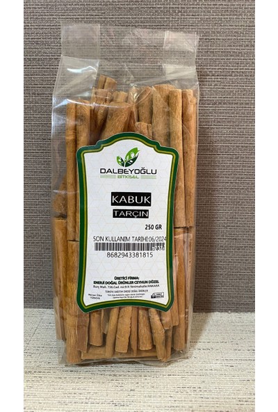 Dalbeyoğlu Bitkisel Kabuk Tarçın 250 gr Dalbeyoğlu Bitkisel Kabuk Tarçın 250 gr