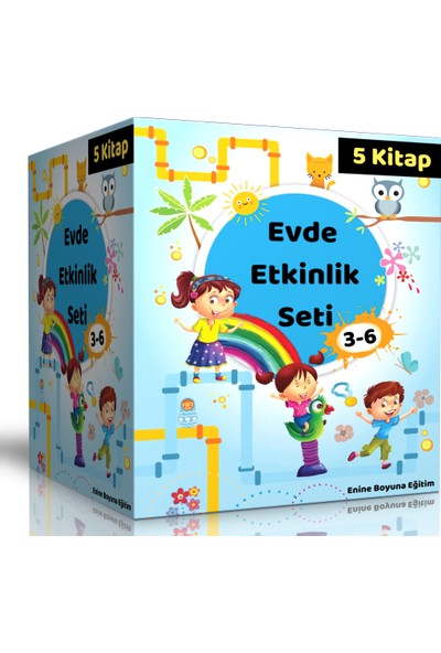 3-6 Yaş Evde Etkinlik Eğitim Seti (Ciltli) 3-6 Yaş Evde Etkinlik Eğitim Seti (Ciltli)