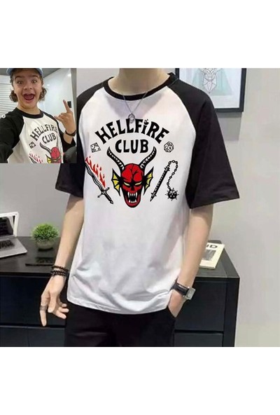 TouzModa Stranger Things Hellfire Club Oversize T-Shirt