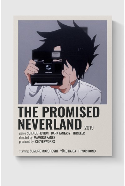 The Promised Neverland Anime Info Card Bilgi Kartı Minimalist Poster - 15X21 cm / A5 - Çerçevesiz The Promised Neverland Anime Info Card Bilgi Kartı Minimalist Poster - 15X21 cm / A5 - Çerçevesiz