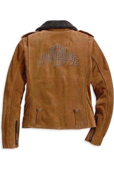 Harley-Davıdson Jacket-Bıker,suede,brown 2s Kadın Ceket Harley-Davıdson Jacket-Bıker,suede,brown 2s Kadın Ceket