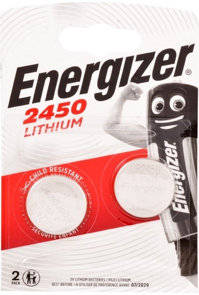 Energizer CR2450 3V 2li Blister Lityum Para Pil Energizer CR2450 3V 2li Blister Lityum Para Pil