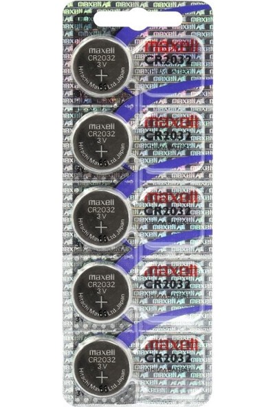 Maxell CR2032 Orjinal Hologram 3V Lityum Para Pil 5’li Blister Maxell CR2032 Orjinal Hologram 3V Lityum Para Pil 5’li Blister