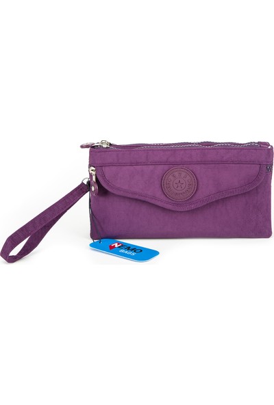 Nemo Bags Kadın Büyük Cüzdan 20X12CM 4 Gözlü Bileklikli ve Askılı 1.30CM Su Geçirmez Nemo Bags Kadın Büyük Cüzdan 20X12CM 4 Gözlü Bileklikli ve Askılı 1.30CM Su Geçirmez
