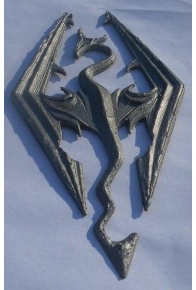 Kargolat Skyrim Logosu Biblo Dekoratif Hediyelik Süs Eşyası Maket Kargolat Skyrim Logosu Biblo Dekoratif Hediyelik Süs Eşyası Maket