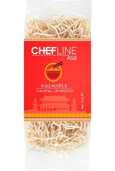 Chefline Asia Yumurtalı Çin Eriştesi 350 gr Chefline Asia Yumurtalı Çin Eriştesi 350 gr