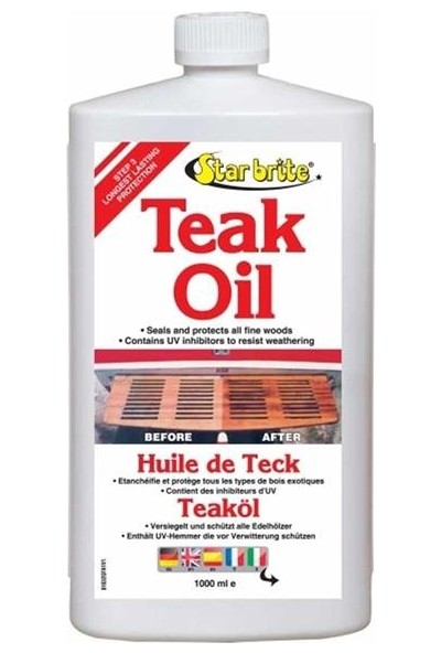 Star Brite Starbrite Teak Oil 1000ML Teak Yağı Tekne, Yat ve Karavan Star Brite Starbrite Teak Oil 1000ML Teak Yağı Tekne, Yat ve Karavan