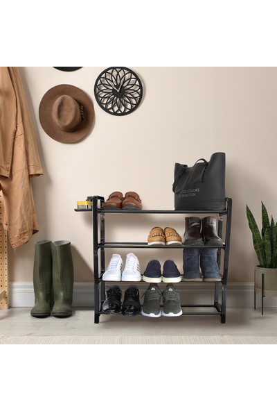 Marvella 4 Katlı Ayakkabılık -Geniş Ayakkabılık Marvella 4 Katlı Ayakkabılık -Geniş Ayakkabılık