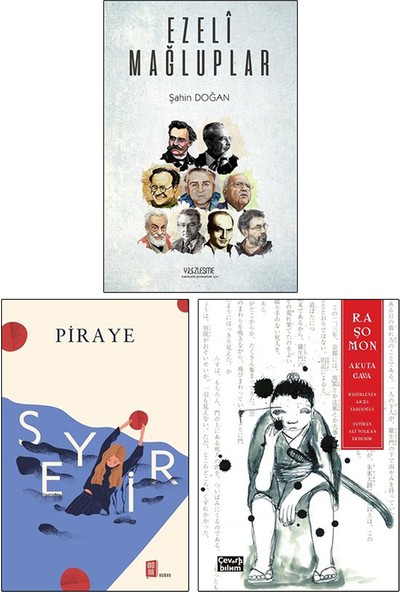Ezeli Mağluplar - Seyir- Raşomon 3 Kitap Set – Piraye