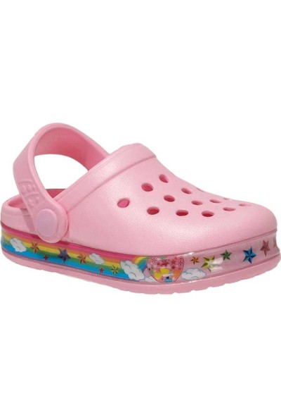 Polaris 512600 2fx Pembe Işıklı Çocuk Terlik Sandalet