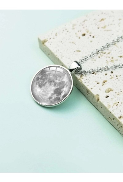 Modatac Kolye. Karanlıkta Parlayan Uzay Göreslli Kolye