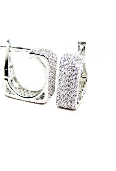 Lilah Gümüş Tr Gümüş Kare Tamtur Beş Sıralı Kadın Küpe Lilah Gümüş Tr Gümüş Kare Tamtur Beş Sıralı Kadın Küpe