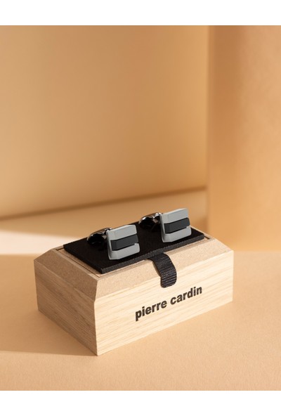 Pierre Cardin Erkek Black Shine Kol Düğmesi 50257725-049