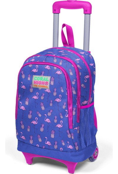 Coral High Kids Lavanta Desenli Çekçekli 2'li Çanta Seti ADYAYG23132S1 Coral High Kids Lavanta Desenli Çekçekli 2'li Çanta Seti ADYAYG23132S1