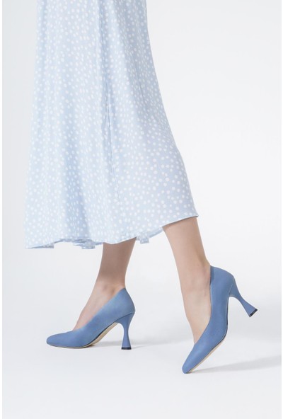 CZ London Deri Kadın Stiletto Sivri Burun Kadeh Topuklu Ayakkabı CZ London Deri Kadın Stiletto Sivri Burun Kadeh Topuklu Ayakkabı