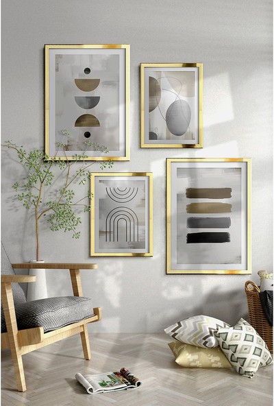 Özcanlar Çerçeve Çerçeveli Tablo Dekorasyon Ev Dekoru Oturma Odası Yatak Odası Nötr Soyut Modern Sanat ÖZC-451 Özcanlar Çerçeve Çerçeveli Tablo Dekorasyon Ev Dekoru Oturma Odası Yatak Odası Nötr Soyut Modern Sanat ÖZC-451
