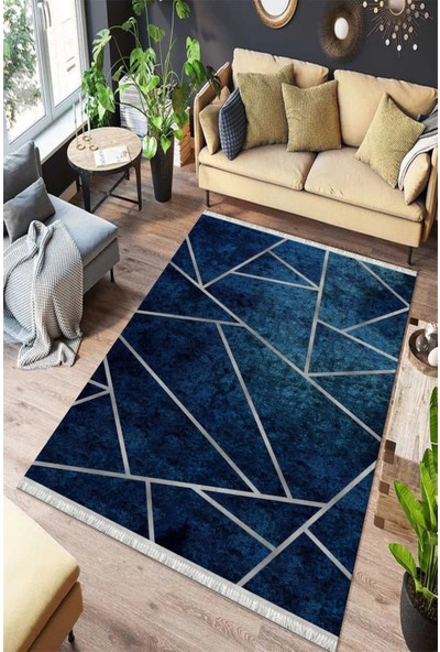 Perla Soft Bambu Kaymaz Tabanlı Modern Yıkanabilir Antibakteriyel Halı ve Yolluk