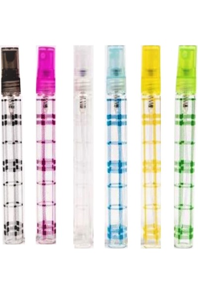 Hyd 10 Ml Boş Cep Parfüm Şişesi Karışık Renkli ( 6 Adet ) Hyd 10 Ml Boş Cep Parfüm Şişesi Karışık Renkli ( 6 Adet )