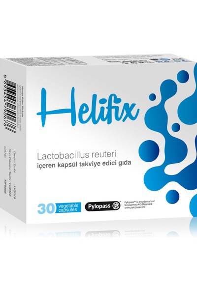 Helıfıx H.Pylori Için Natural Çözüm 30 Kapsül