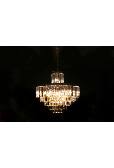 Gan Decor 6 Katlı Kristal Avize 84 x 84 x 69 cm