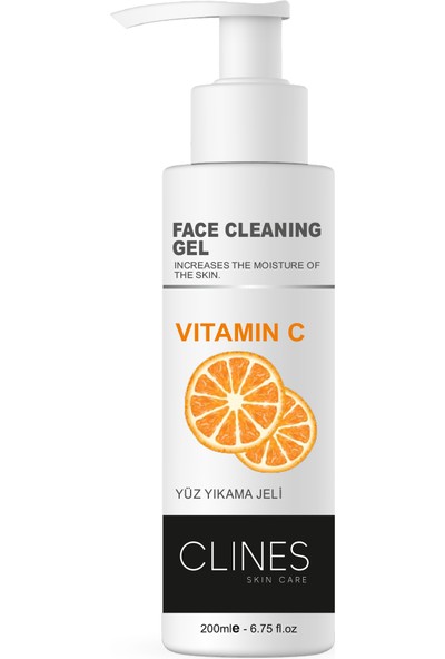 Clines Kolajen Etkili Vitamin C Yüz Yıkama Jeli 200 Ml Clines Kolajen Etkili Vitamin C Yüz Yıkama Jeli 200 Ml