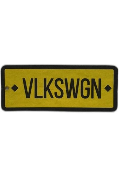 HLD Vlkswgn Asma Koku - Dekoratif Oto Asma Koku - Volkswagen Adam Araç Koku HLD Vlkswgn Asma Koku - Dekoratif Oto Asma Koku - Volkswagen Adam Araç Koku