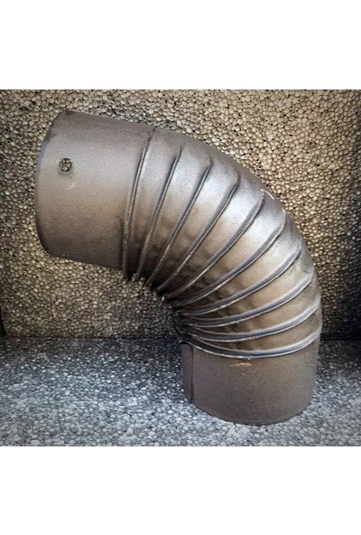Topuz Dirsek Siyah Mat Emaye Soba Baca Borusu (Şömine Için Uygun) Topuz Dirsek Siyah Mat Emaye Soba Baca Borusu (Şömine Için Uygun)