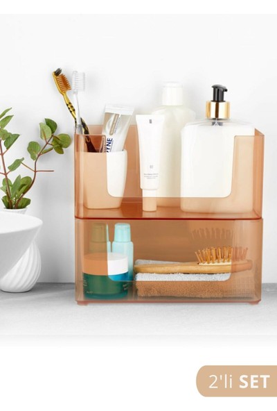 Nandy Home Dekoratif, Çok Amaçlı Kat Kat Deko Kutu Bronz Nandy Home Dekoratif, Çok Amaçlı Kat Kat Deko Kutu Bronz