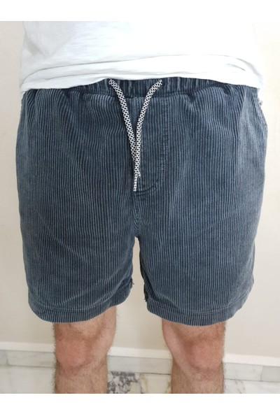 Ed&en Marka Kadife Detaylı Erkek Şort