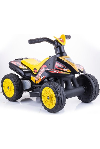 Laki Toys 6V Akülü Atv Araba Motor Motosiklet Siyah Sarı Renk Laki Toys 6V Akülü Atv Araba Motor Motosiklet Siyah Sarı Renk