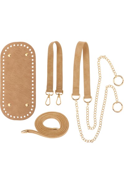 Malory 5 Adet Pu Deri Tığ Çanta Alt Baz Ipli Kayış Dıy Çanta 10 x 22 cm (Yurt Dışından) Malory 5 Adet Pu Deri Tığ Çanta Alt Baz Ipli Kayış Dıy Çanta 10 x 22 cm (Yurt Dışından)