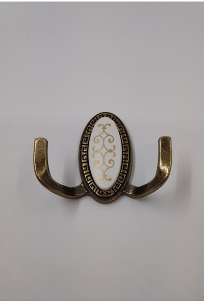 Seçil Metal Askı Şık Portmanto Askılık Dolap Mobilya Vestiyer Duvar Askısı Saten Renk