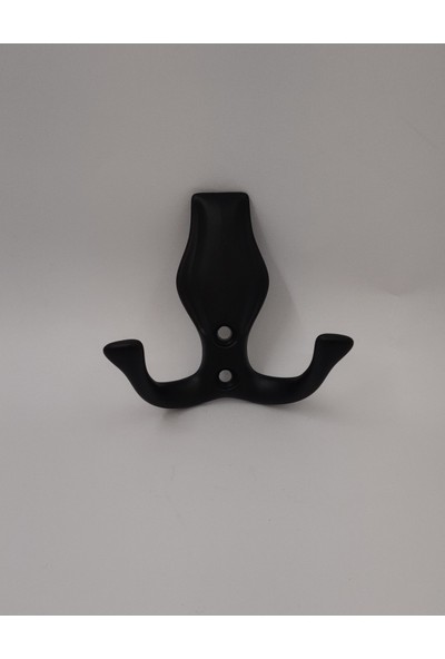 Oskar Metal Askı Şık Portmanto Askılık Dolap Mobilya Vestiyer Duvar Askısı Siyah Renk