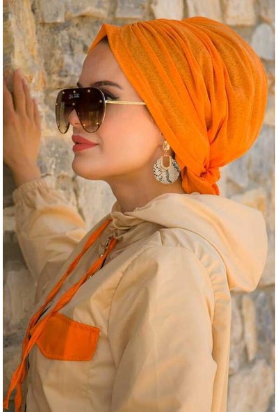 Turuncu Köpük Tokalı Bone