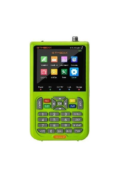 Yeni Nesil Hd Uydu Yön Bulucu(Gtmedia V8-Finder2) Canlı Görüntü Izleme+Şarjlı+Taşıma Çantalı