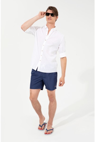 U.S. Polo Assn. Erkek Lacivert Deniz Şortu 50252044-VR033