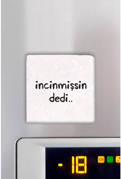 Cekuonline Desenli Magnet Baskılı Doğal Taş Buzdolabı Magneti Replik