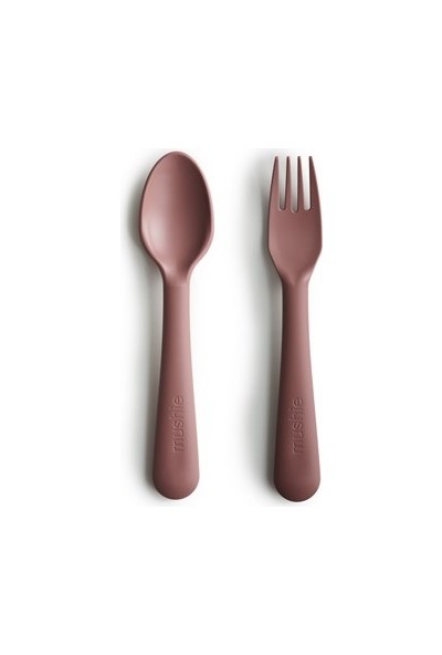 Mushie Çatal Kaşık Seti - Woodchuck