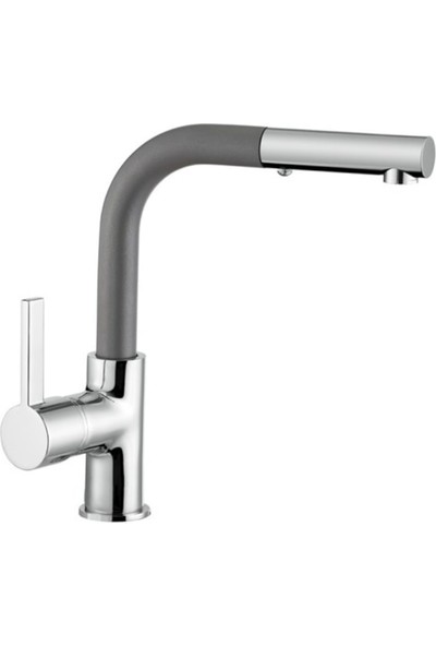 Gl General Epica Gri Porselen Eviye Bataryası - Glmb 157607GS Gl General Epica Gri Porselen Eviye Bataryası - Glmb 157607GS