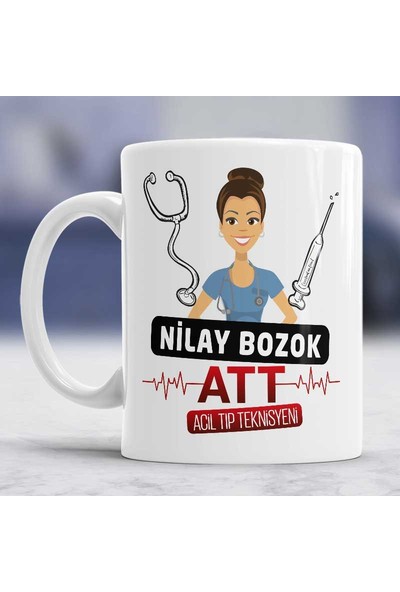 Acil Tıp Teknisyeni Isim Baskılı Kişiye Özel Kupa Bardak Acil Tıp Teknisyeni Isim Baskılı Kişiye Özel Kupa Bardak