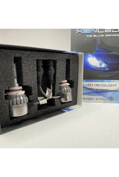 Xenled Buz Mavisi 9006 LED Xenon Şimşek Etkili Xenled Xenled Buz Mavisi 9006 LED Xenon Şimşek Etkili Xenled